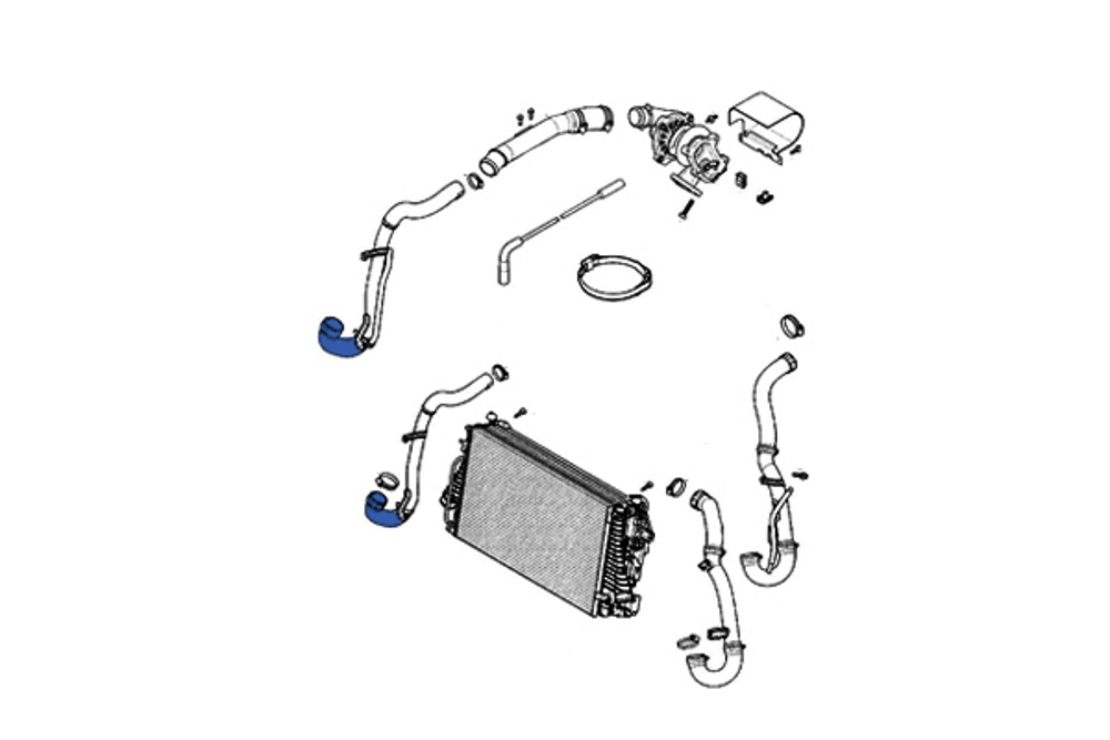 Sleeve Intercooler Turbo Hose Air For Vauxhall Vectra Signum 24451720 ...
