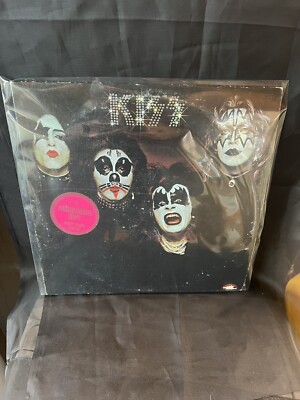 KISS PROMO LP 1974 Casablanca NB 9001 WLP WHITE LABEL w/ HYPE NO ...