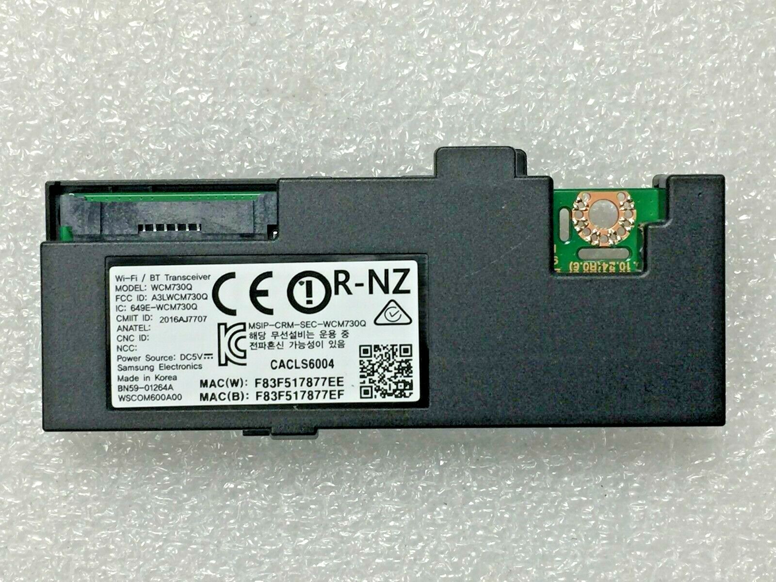 Samsung UN49MU6500FXZA UN49MU7000FXZA QN75Q9FAMF Wi-Fi Module BN59 ...