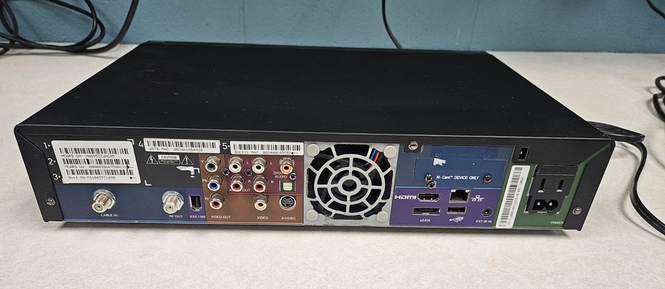 Motorola DCX3400 HD Digital Cable Box HDTV Dual Tuner DVR HDMI Black W ...