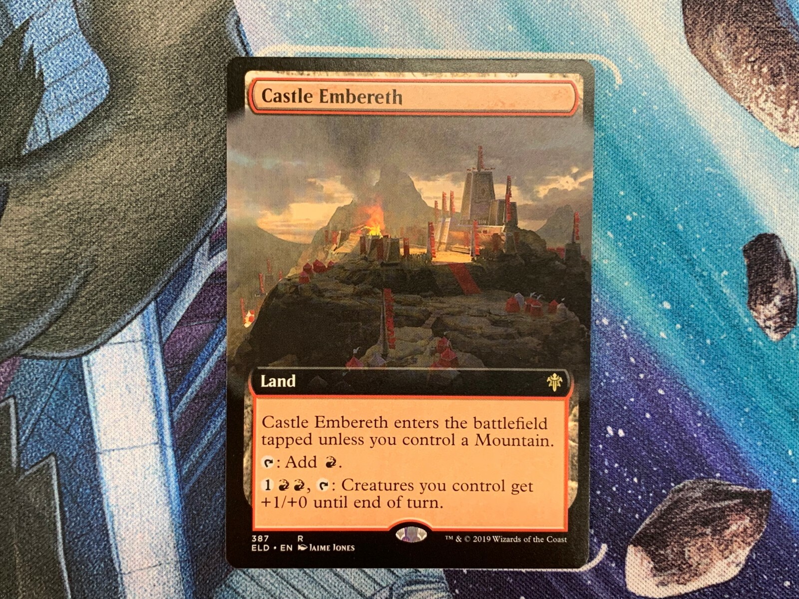 Magic The Gathering Castle Embereth Extended Art 387 Throne of Eldraine ...