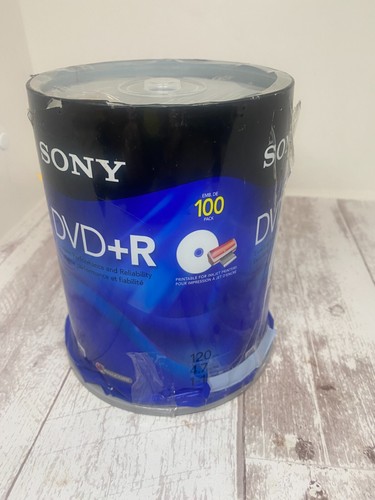 Sony DVD+R 4.7 GB AccuCore Recordable DVDs Blank Media 100 Disc Pack ...