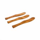 Butter Knives / Jam Spreaders x 3 - Olive Wood - AKwood Wooden ...