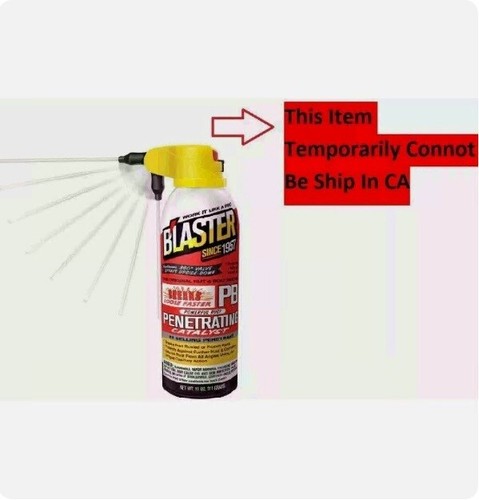 PB Blaster Penetrating Oil Rusted Seized Bolts Lubricant Spray 11 oz ...