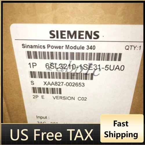 New Siemens converter Power Module PM340 6SL3210-1SE31-5UA0 6SL3 210 ...