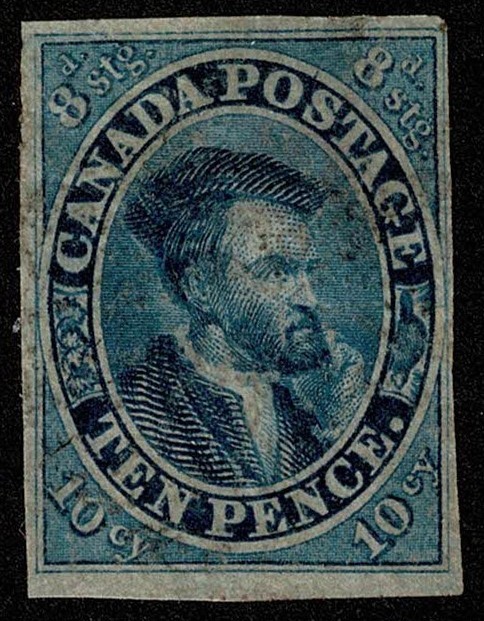 Canada Stamp Scott#7 10p Jacques Cartier 1855 Used Well Centered | eBay
