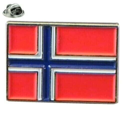 Norway Norwegian Flag Enamel Pin Badge Lapel | eBay