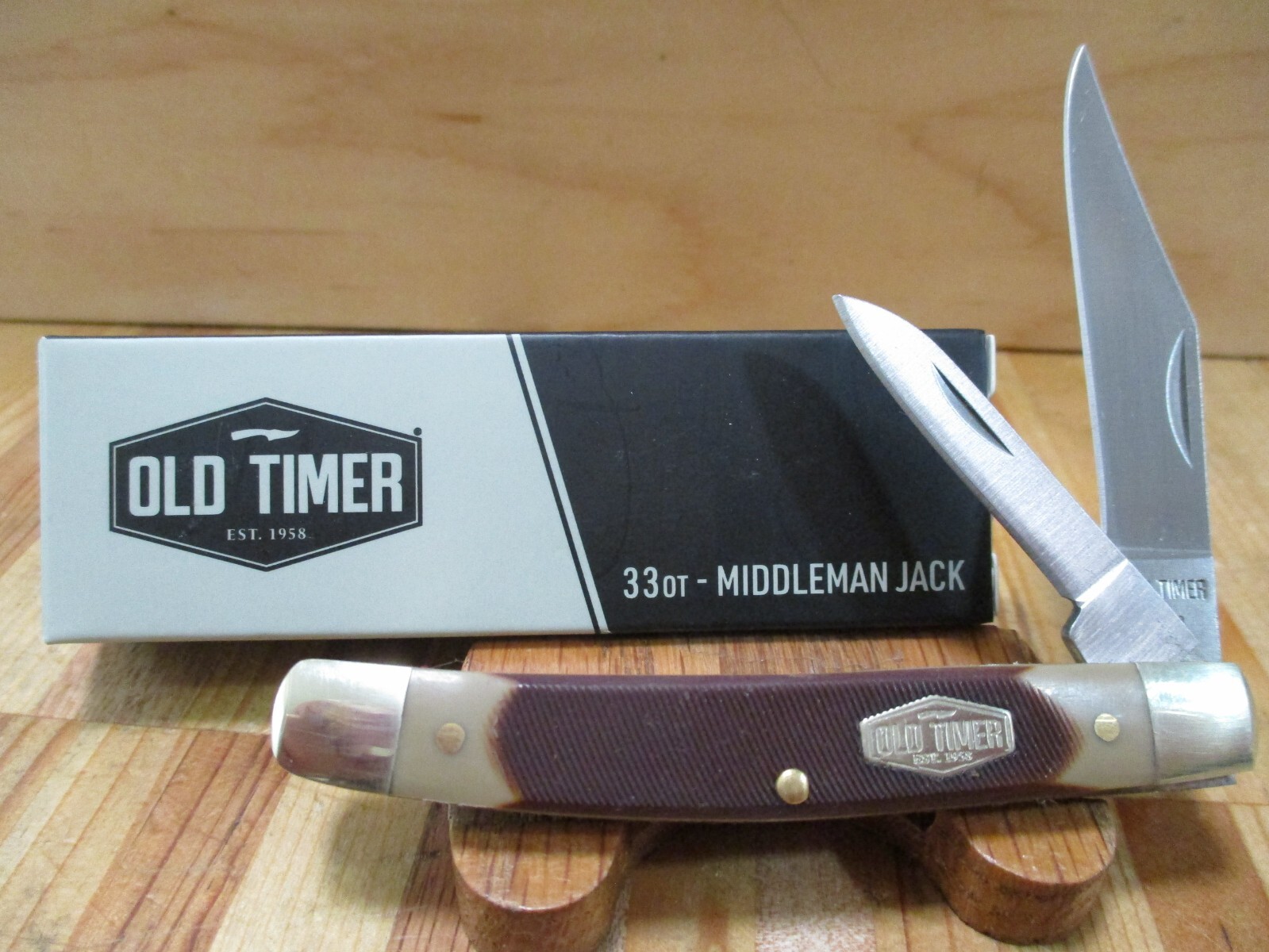 New Schrade Old Timer Middleman 33OT Jack Folding Pocketknife - 33OT | eBay