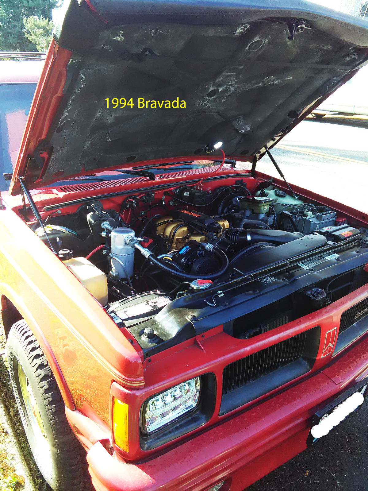 1982-93 S10, S-15, SGT, Typhoon, Syclone, Jimmy, Blazer Hood Strut -by ...