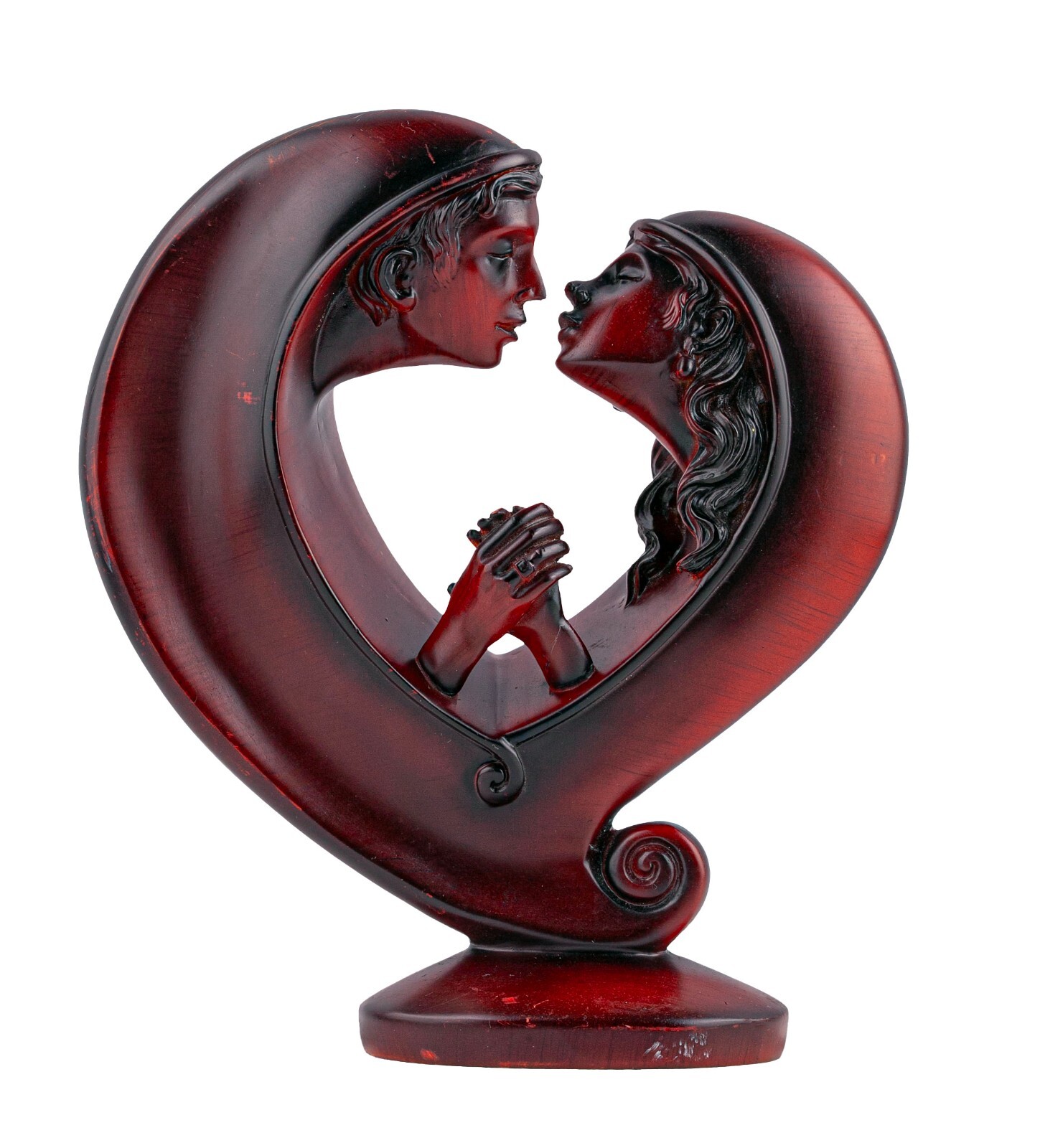 Lovers Embrace Romeo Juliette Romantic 8” Resin Statue Figurine Art ...
