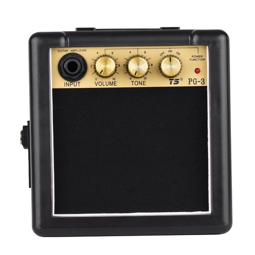 3W Mini Electric Guitar Amplifier Travel Portable Desktop Practice Amp ...