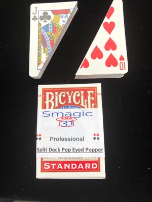 Split Deck - Magic Card Trick - Bicycle Red or Blue | eBay