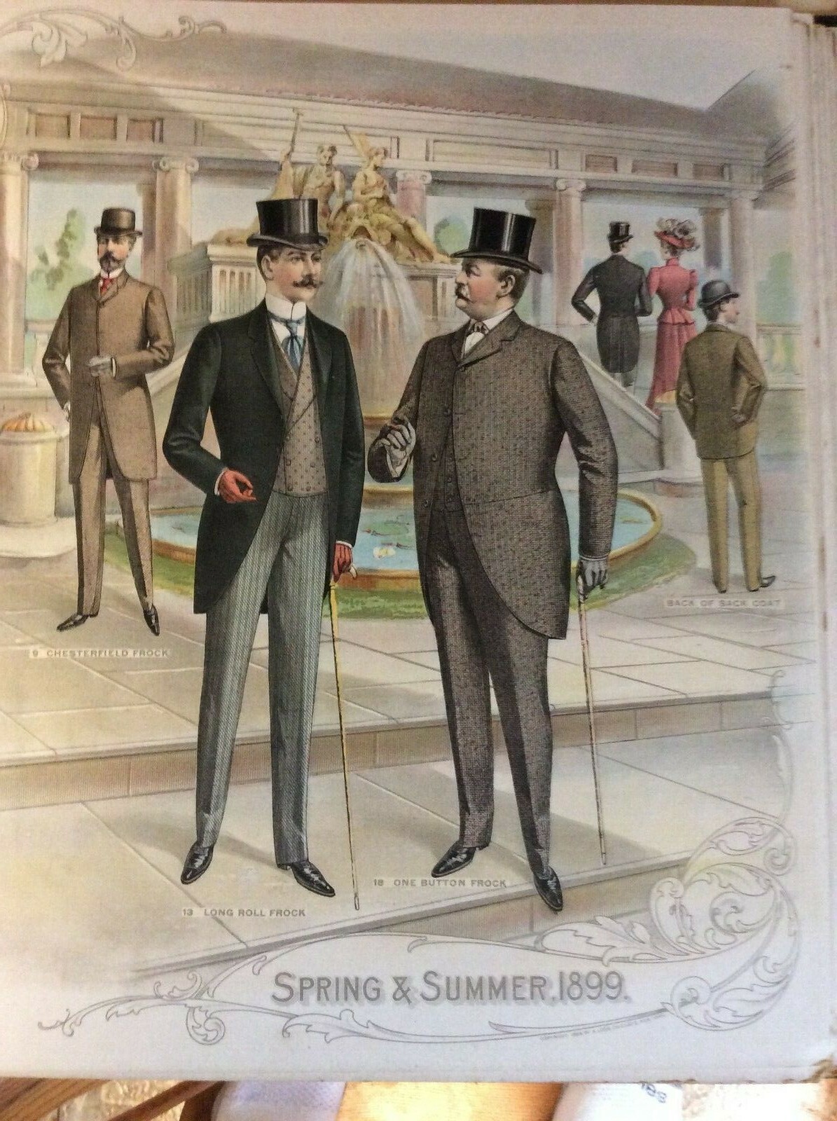 Men's Fashion Catalog 1899 Suits Skutch Baltimore Maryland Color ...