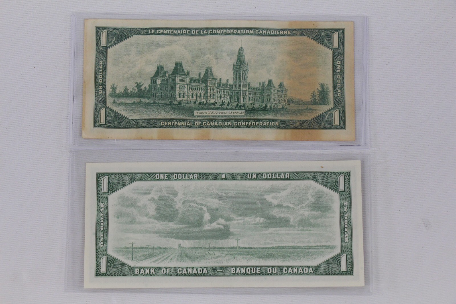 Lot of 2 1954 Canada $1 Star Notes Dollar Notes World Currency | eBay