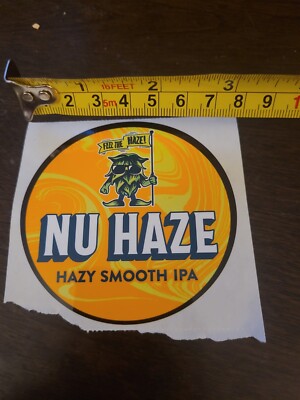 Nu Haze Hazy Smooth IPA Southern Tier Brewing Co. 3" Circle Sticker Bar ...