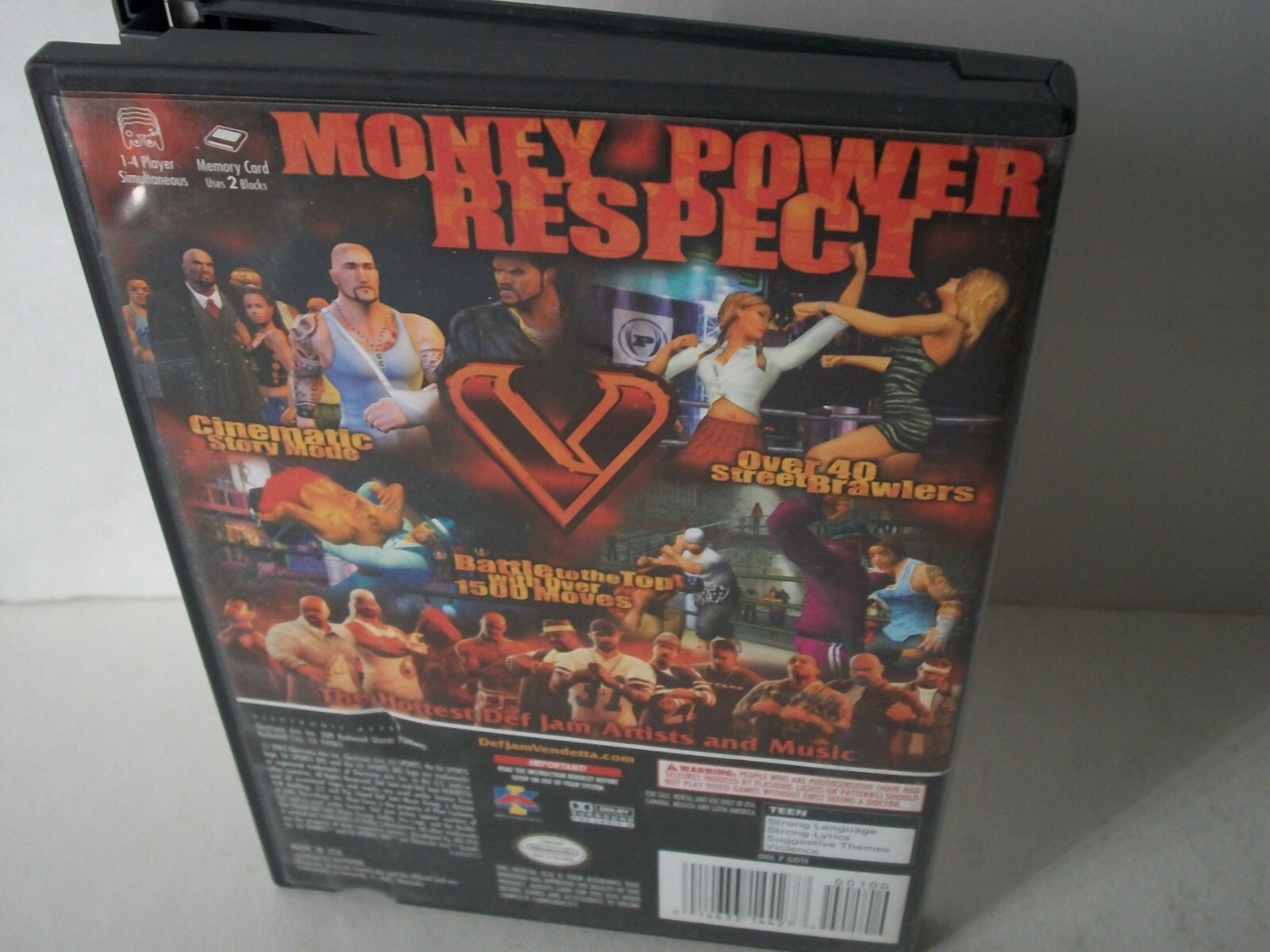 Nintendo GameCube Wrestling Games Lot Def Jam Vendetta WWE Wrestlemania ...