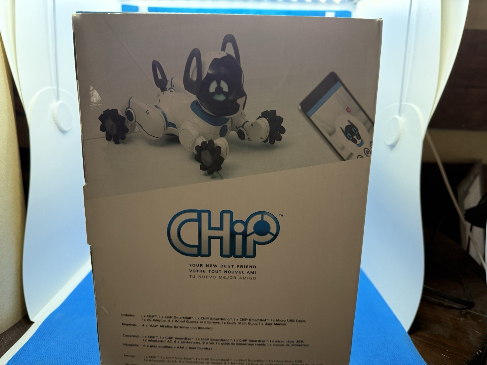 WowWee 0805 Chip Robot Toy Dog - White for sale online | eBay