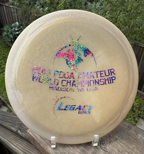 NEW! Legacy Discs Sparkle Icon Enemy 172g Gold Rainbow Foil Driver Golf ...