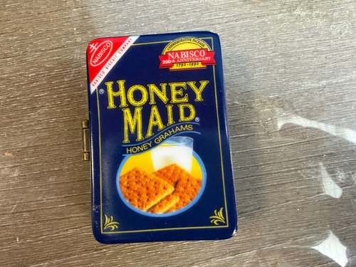 Honey Maid Graham Cracker Porcelain Trinket Box with Graham Cracker ...