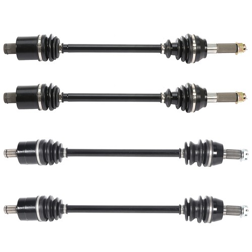 4 Pcs CV Joint Axles Rear Front Right Left For Polaris Ranger Crew 800 ...