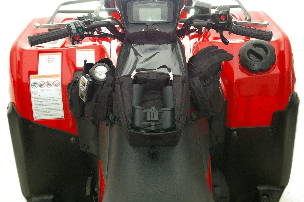 American Trails ATV Tank Saddle Bag Black Fender Seat Front American Trails ATV Tank Saddle Bag Black Fender Seat Front
