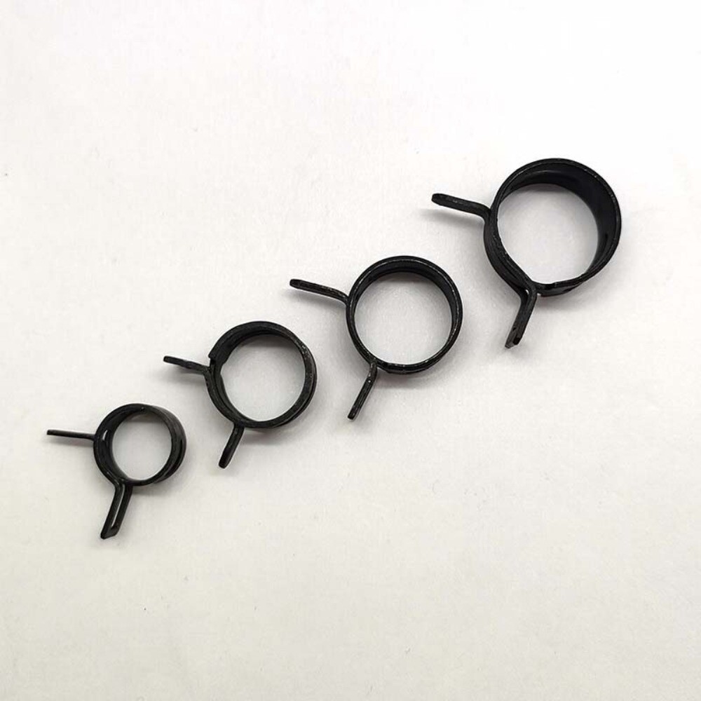 90 Pcs 10-21mm Spring Hose Clamp Steel Hose Clamp for Tube | eBay