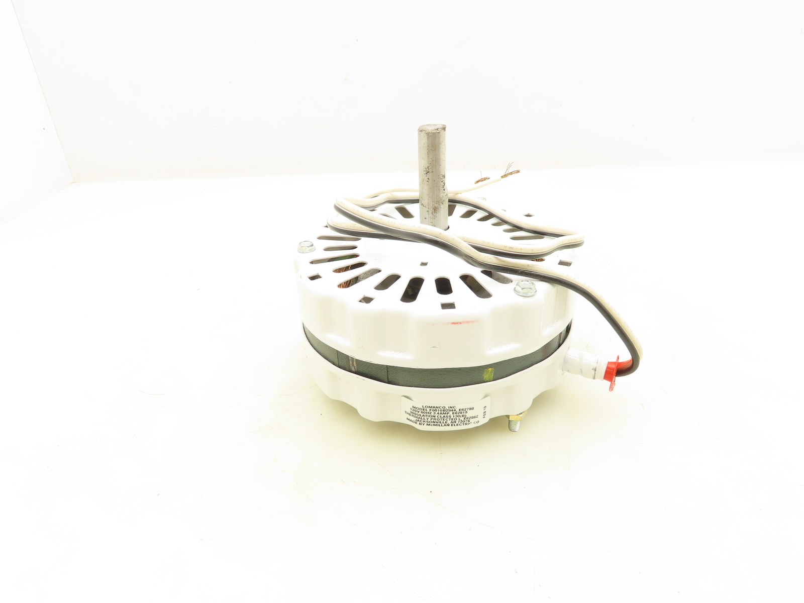McMillan Electric Company E62788 Fan Motor 120V 60Hz 1.4A 1/20HP ...