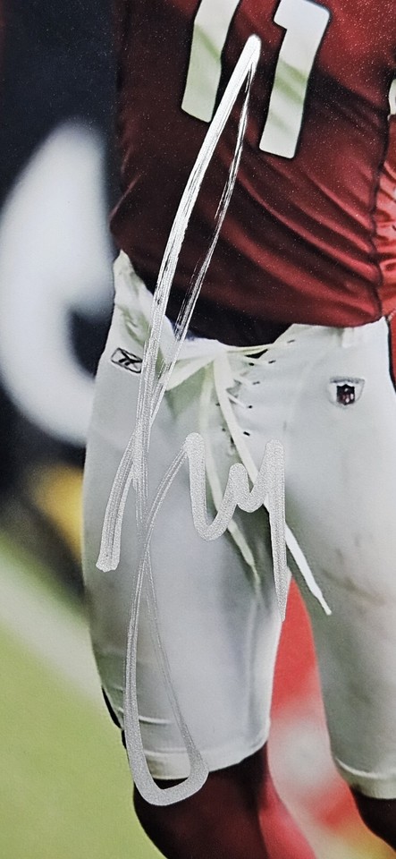 LARRY FITZGERALD AUTOGRAPHED / SIGNED 8x10 PHOTO ARIZONA CARDINALS FREE ...