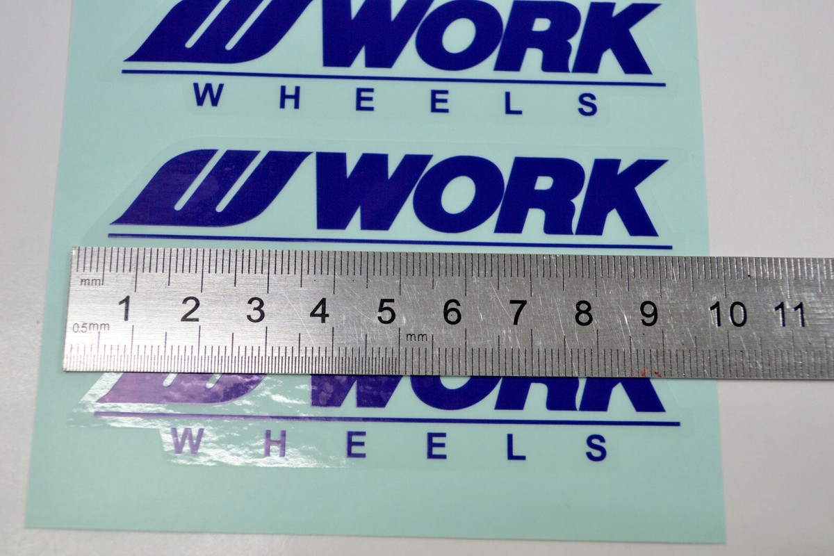 Work Wheels Decal