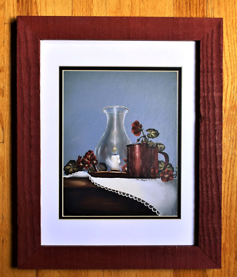 Limited Edition Art Print Signed Numbered 14/50 Framed Matted Vintage ...