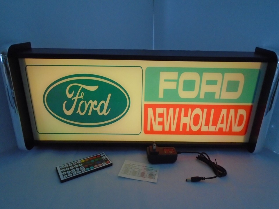 Ford New Holland LED Display lighted sign lightbox Wall Hanging Light ...