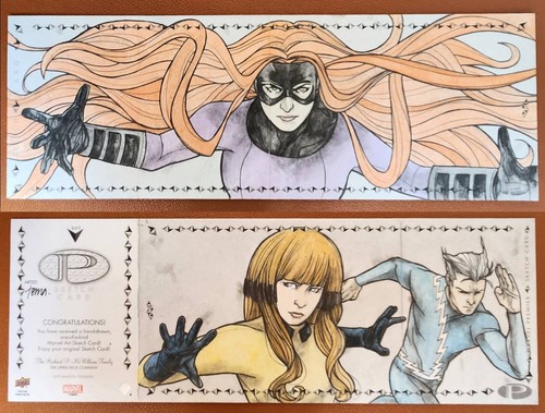 Medusa Crystal Quicksilver 2019 Marvel Premier 4 Panel Sketch Card by ...