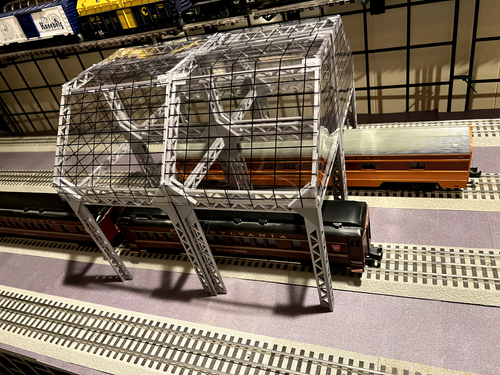 O Scale Model Train 2 Track Canopy Kit for Passenger Station or Engine ...