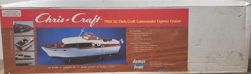 1954 36 ft. Chris-Craft Commander Express Cruiser Model Kit 1/12 SCALE ...