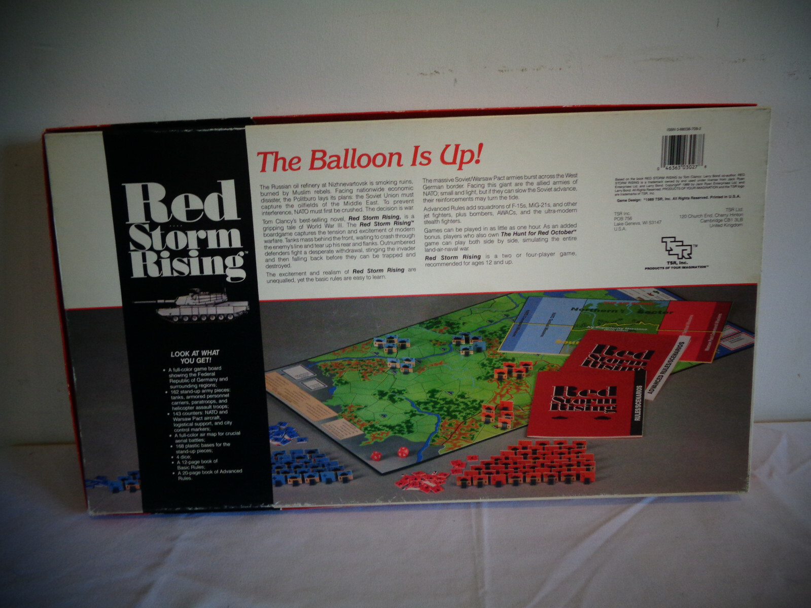 RED STORM RISING TSR WARGAME BOARDGAME BOARD GAME | eBay