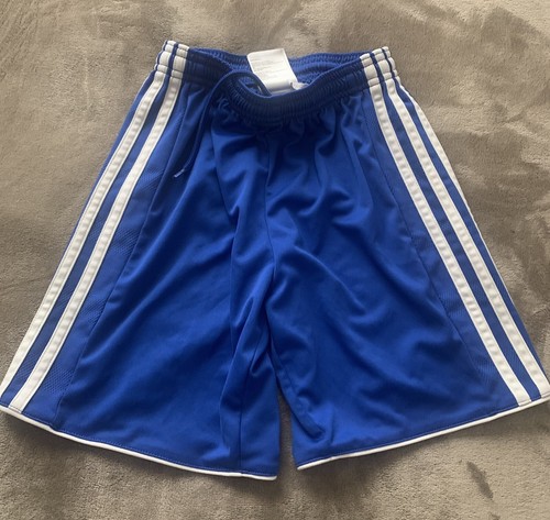 Adidas Climalite Royal Blue Training Shorts Youth Boys Size Y Small ...