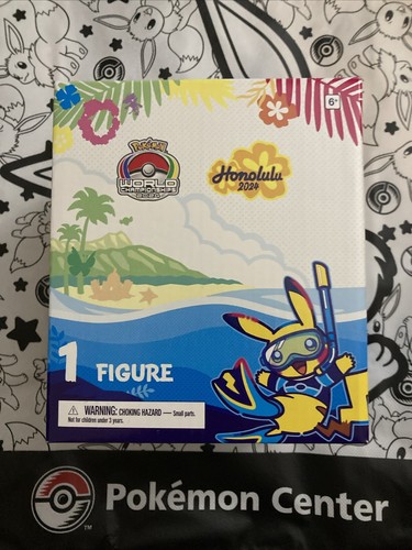 2024 Pokemon World Championships Exclusive Pikachu Figure Hawaii ...