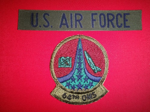 U.S. AIR FORCE Pocket Tape + USAF 64th OPEN MISSION SYSTEMS Patch ...