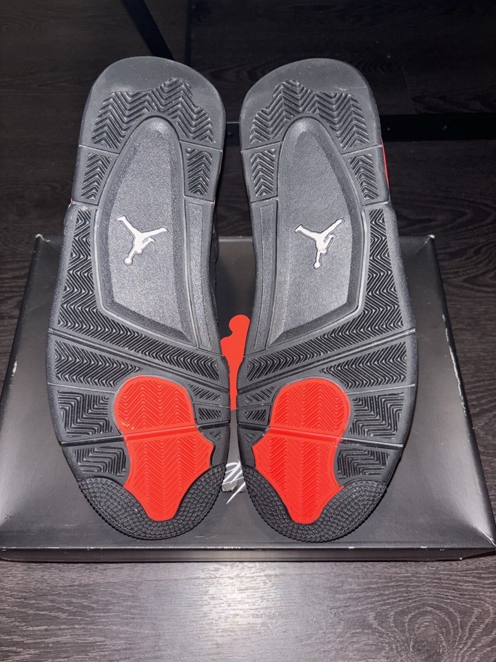 Size 10.5 - Jordan 4 Retro Mid Red Thunder 195243538004| eBay