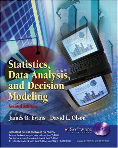 Statistics, Data Analysis and Decision Modeling and Student CD-ROM ...