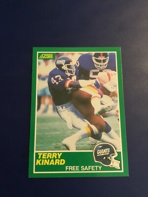 1989 Score # 237 TERRY KINARD New York Giants Nice Card ! | eBay