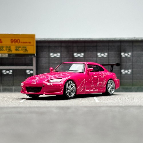 Street Weapon 1/64 Scale Honda S2000 Pink Diecast Car Model Toy Gift ...