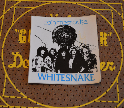 Vintage Whitesnake Sticker Hair Metal Rock N Roll | eBay