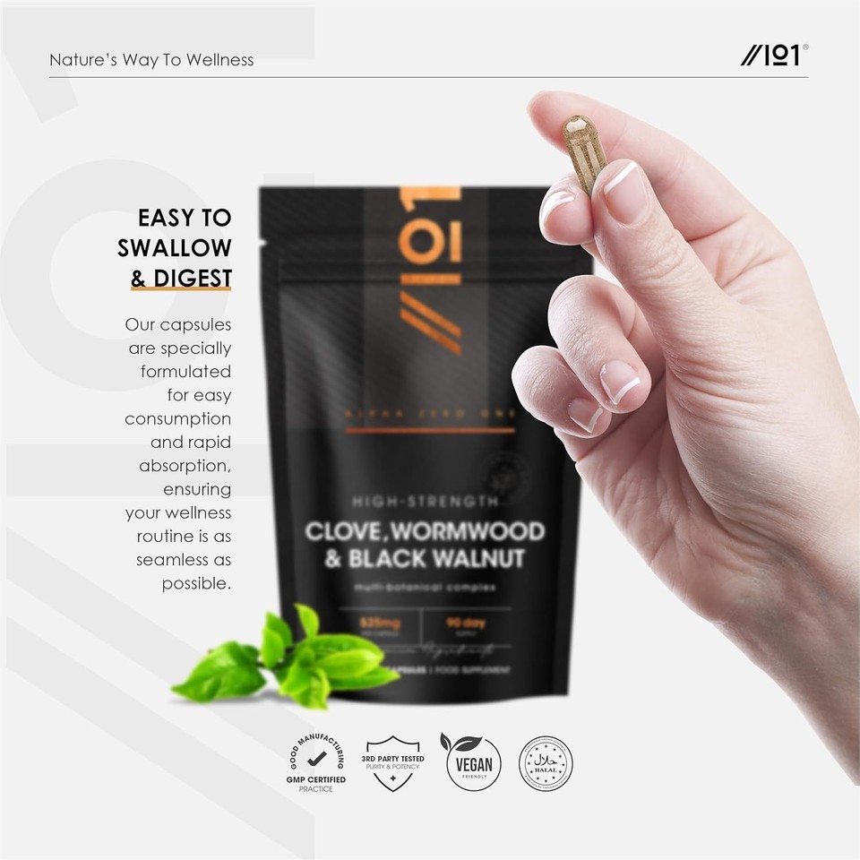 Parasite Detox Cleanse Worming Treatment Wormwood Capsules - OR 7 Day ...