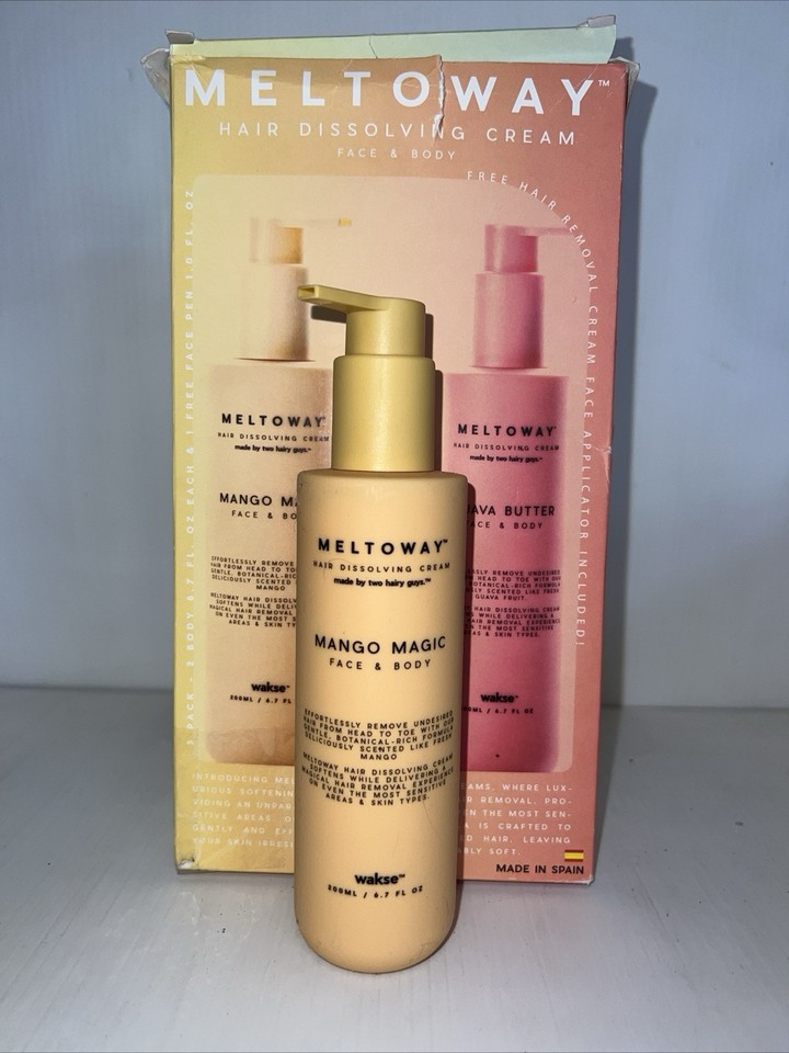 Meltoway Ultimate Hair Removal Cream Kit 4piece Comes With/Extra Mango ...