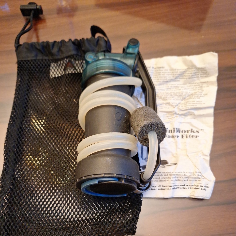 MSR MiniWorks Portable Pump Water Filter camping backpacking | eBay
