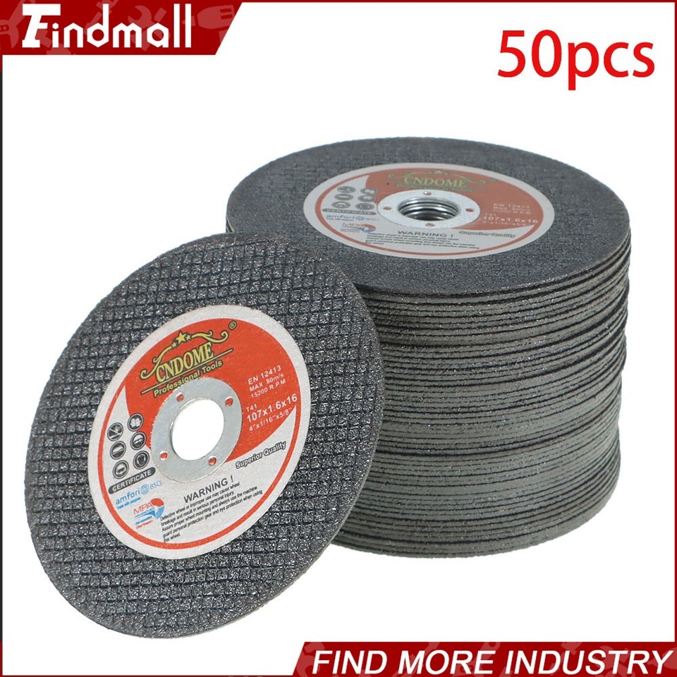 Findmall 50 Pcs 4" x 1/16" x 5/8" Cut Off Wheels For Cutting All ...