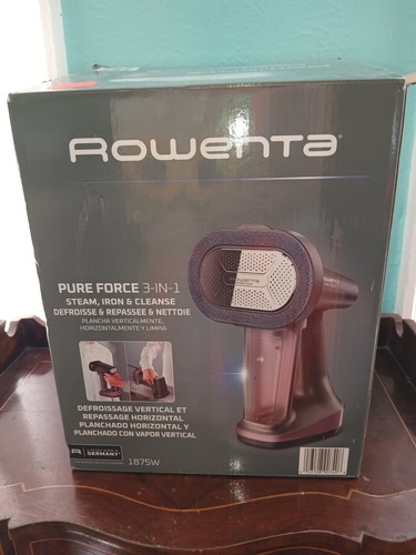 Rowenta Pure Force 3-in-1 Vertical Steam and Horizontal Press Iron NEW ...