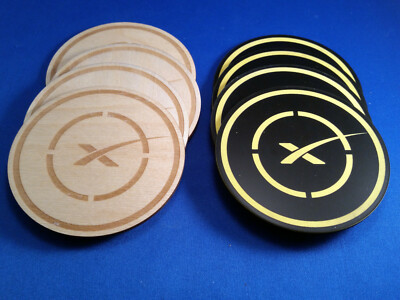 Spacex landing pad Coasters Set of 4 | eBay