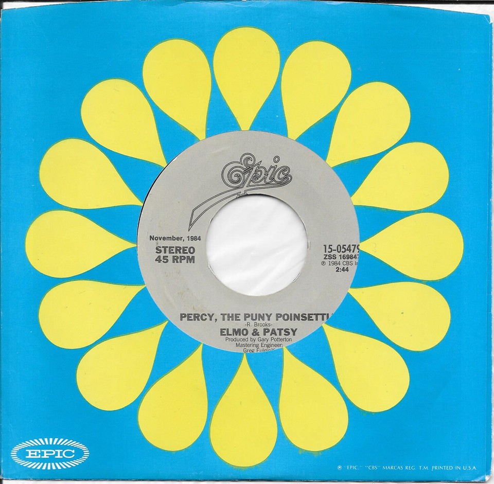 Elmo & Patsy Grandma Got Run Over By A Reindeer Christmas 45 rpm record ...